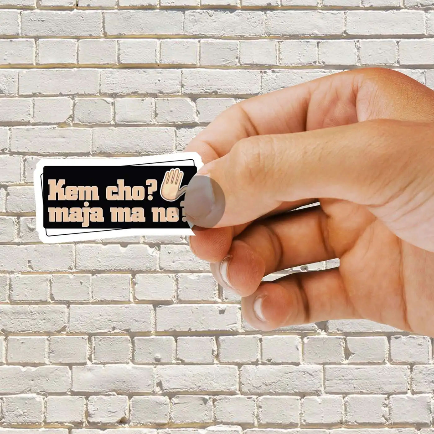 Kem Cho Maja Ma ne Sticker