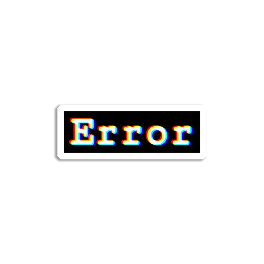 Error Sticker