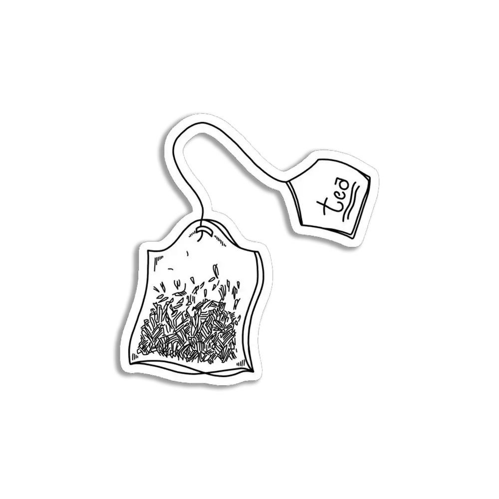 Tea Bag Sticker