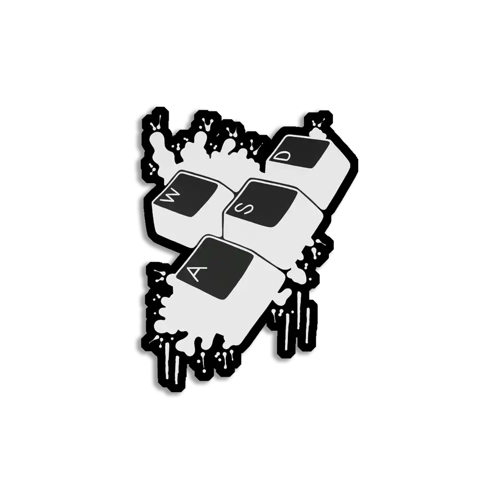 WASD Sticker