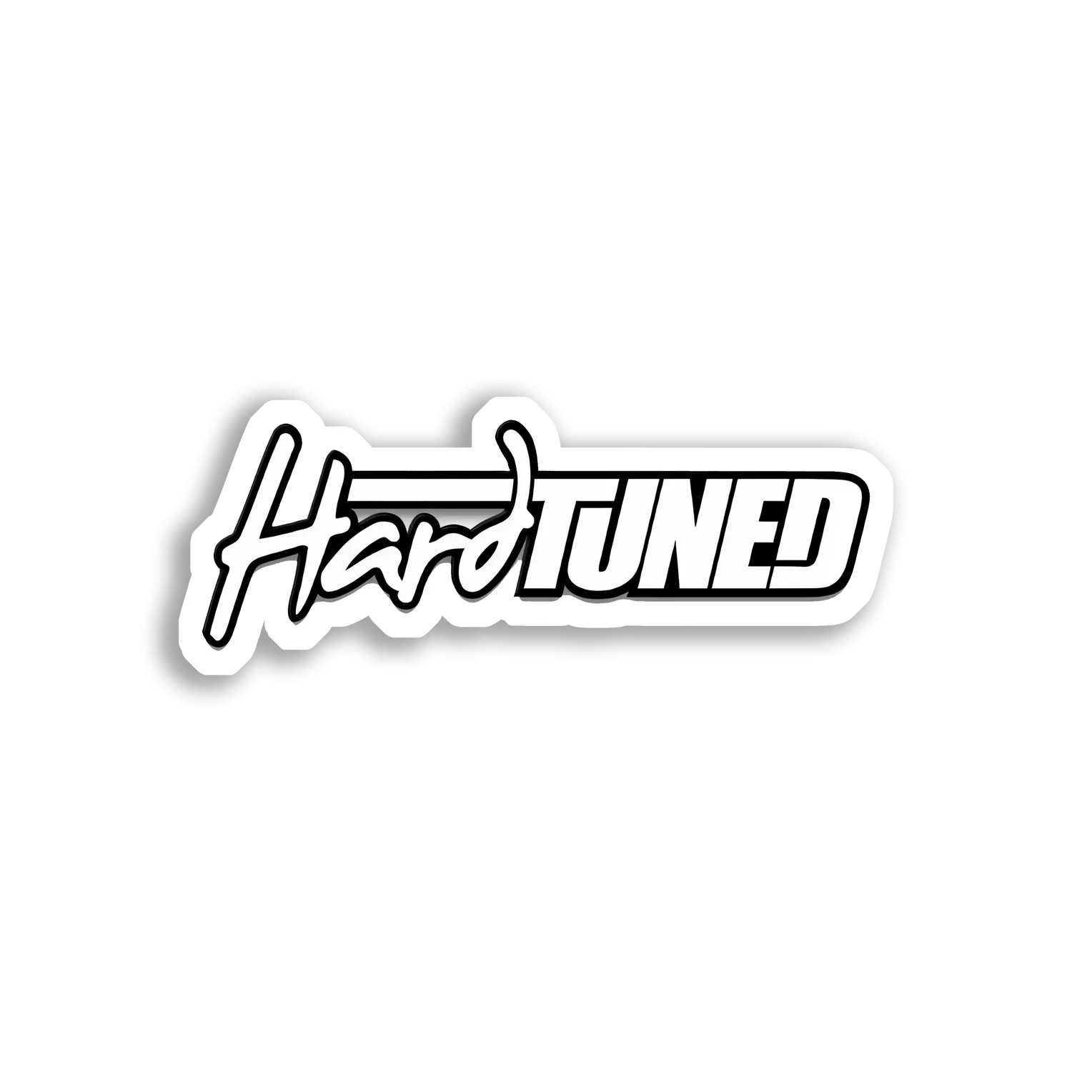 Hard Tuned Image Car Sticker