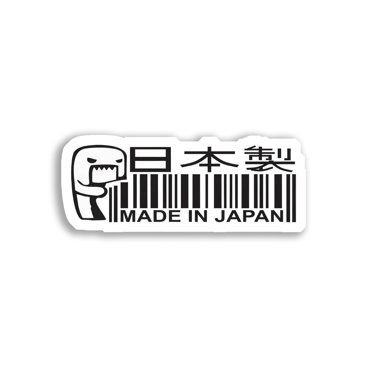 Made in Japan Barcode Car Sticker