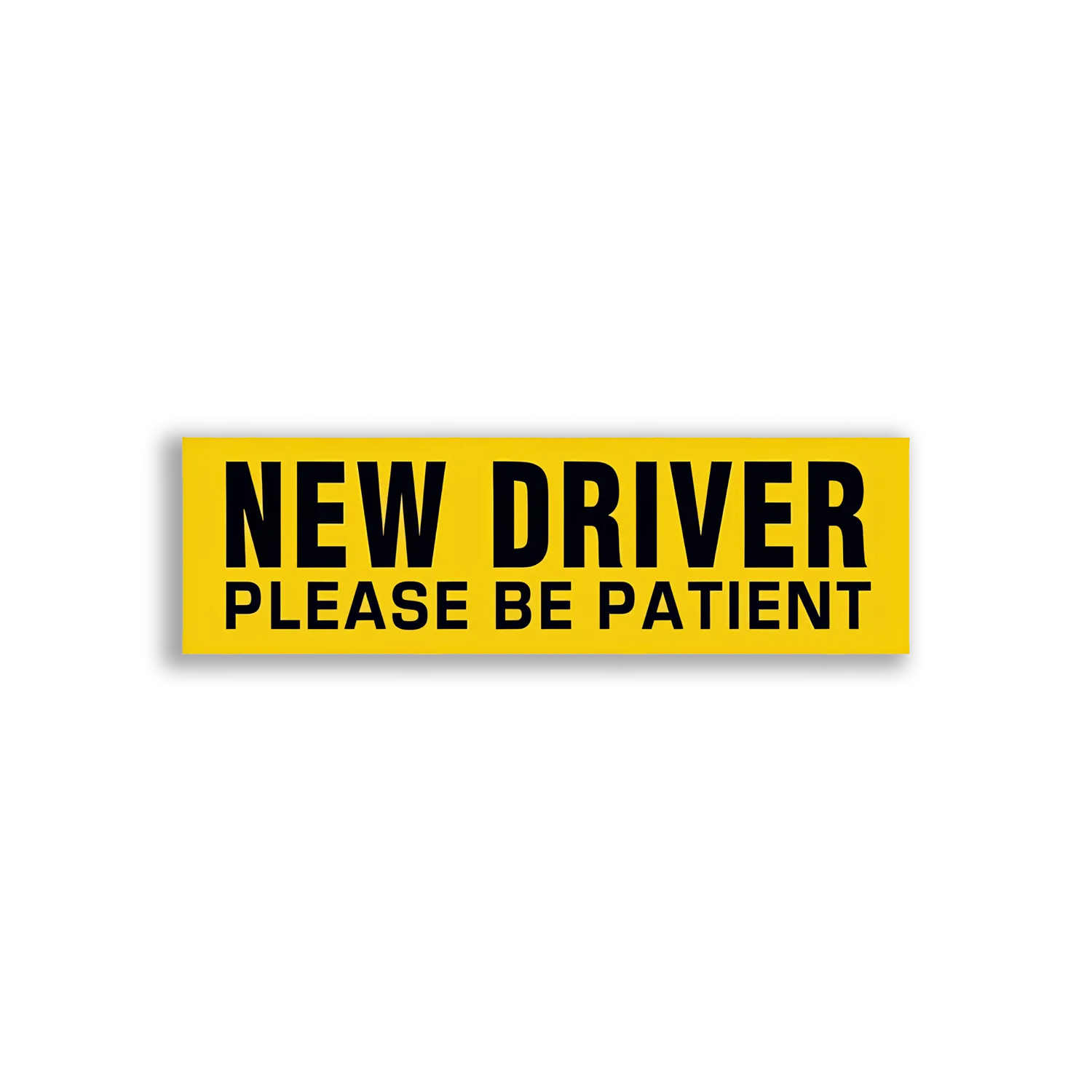 New Driver, Please Be Patient Car Sticker