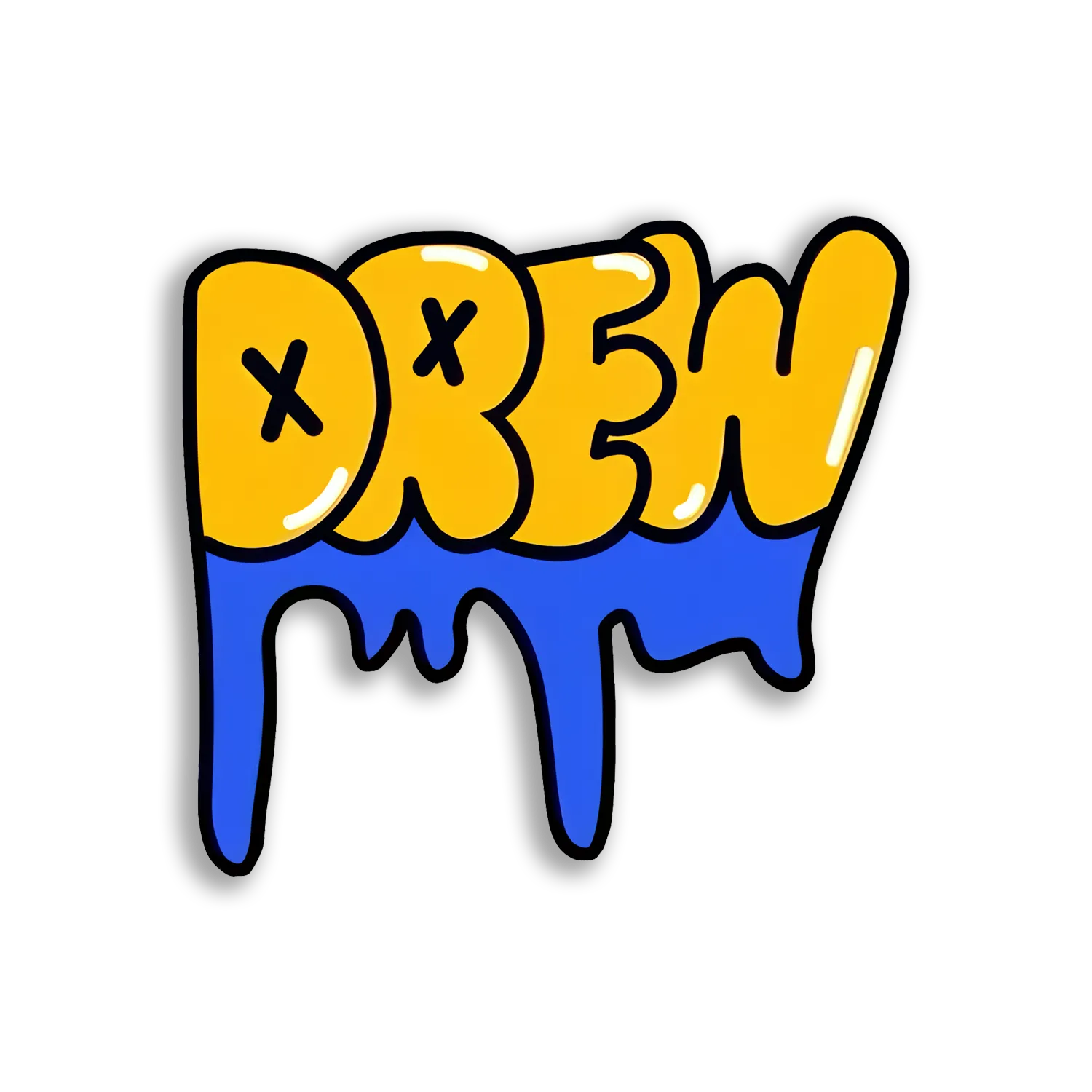 Drippy Drew Logo Sticker