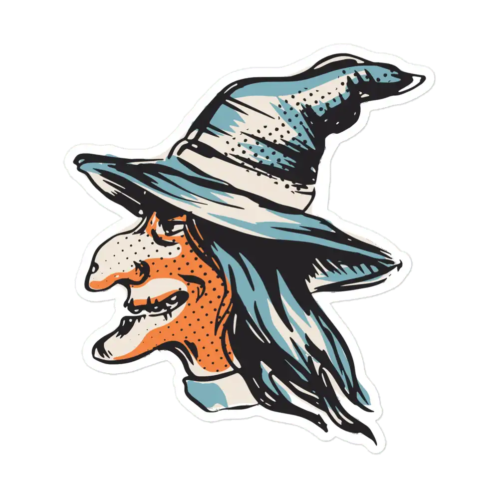 Conky Witch Sticker